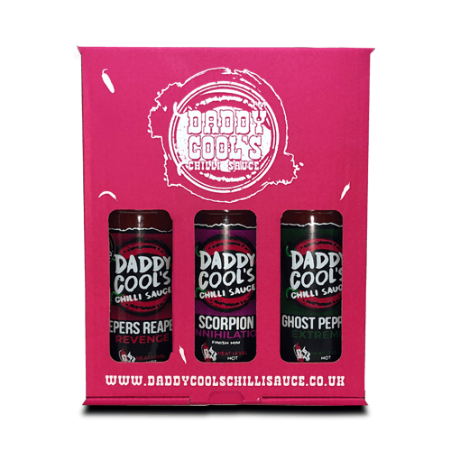 3 Sauce Pack (Classic Gift Box) - Daddy Cools Chilli Sauce