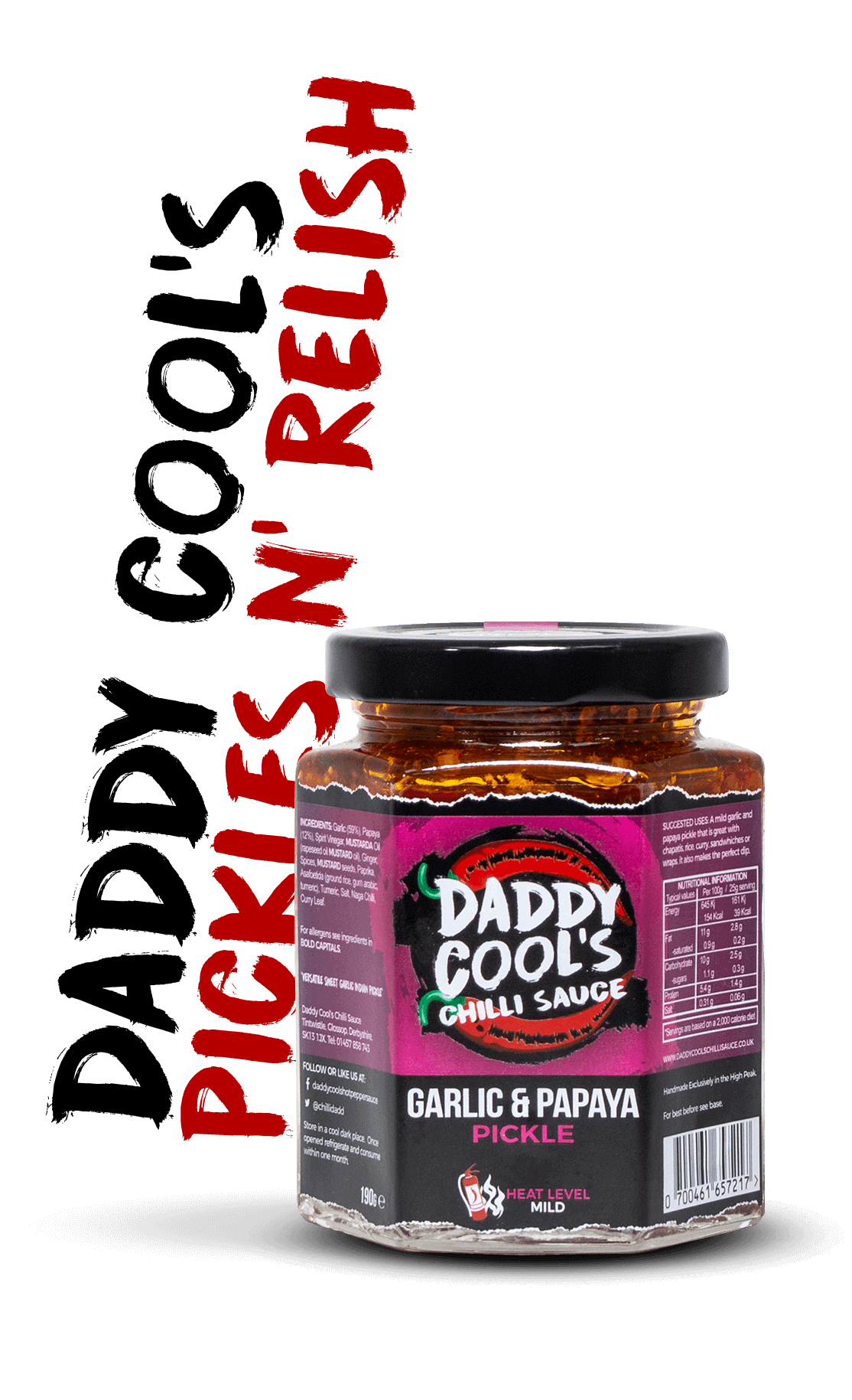 Daddy Cool's Chilli Sauce - Multi Award Winning Artisan Sauces - Daddy Cools Chilli Sauce